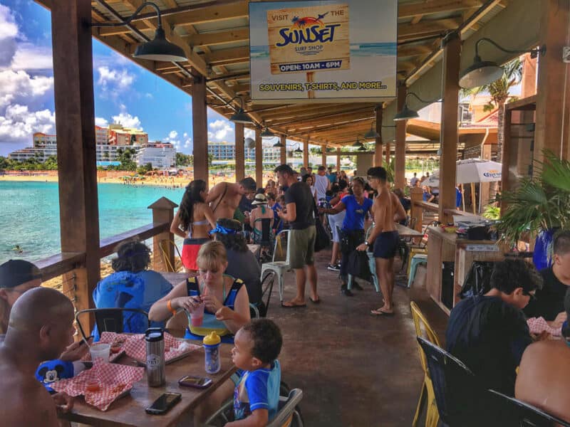 Sunset Beach Bar - Saint Martin • A Place 2 Go by Karibikscout.co